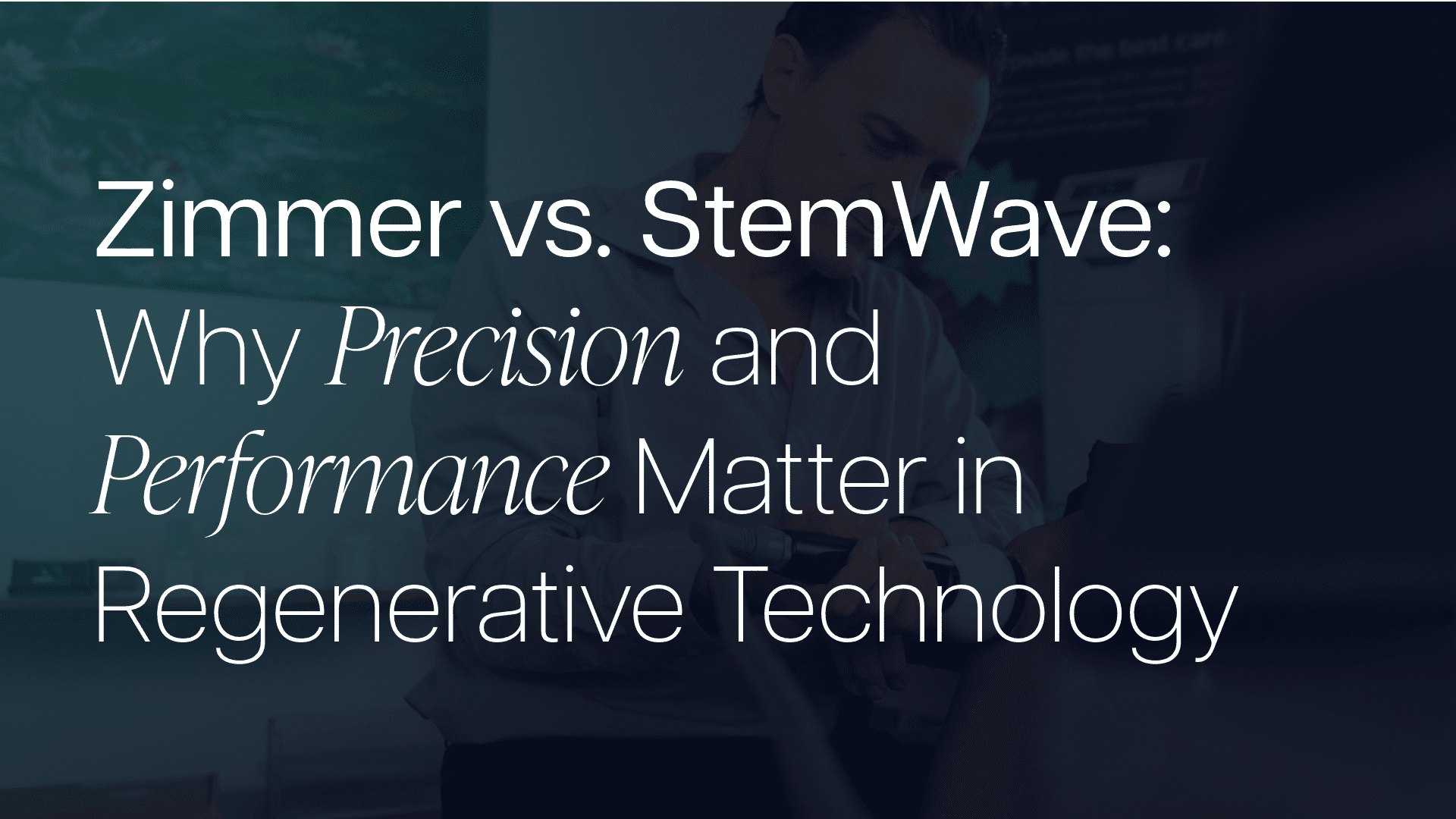 Non-Invasive Acoustic Wave Therapy Machine | StemWave