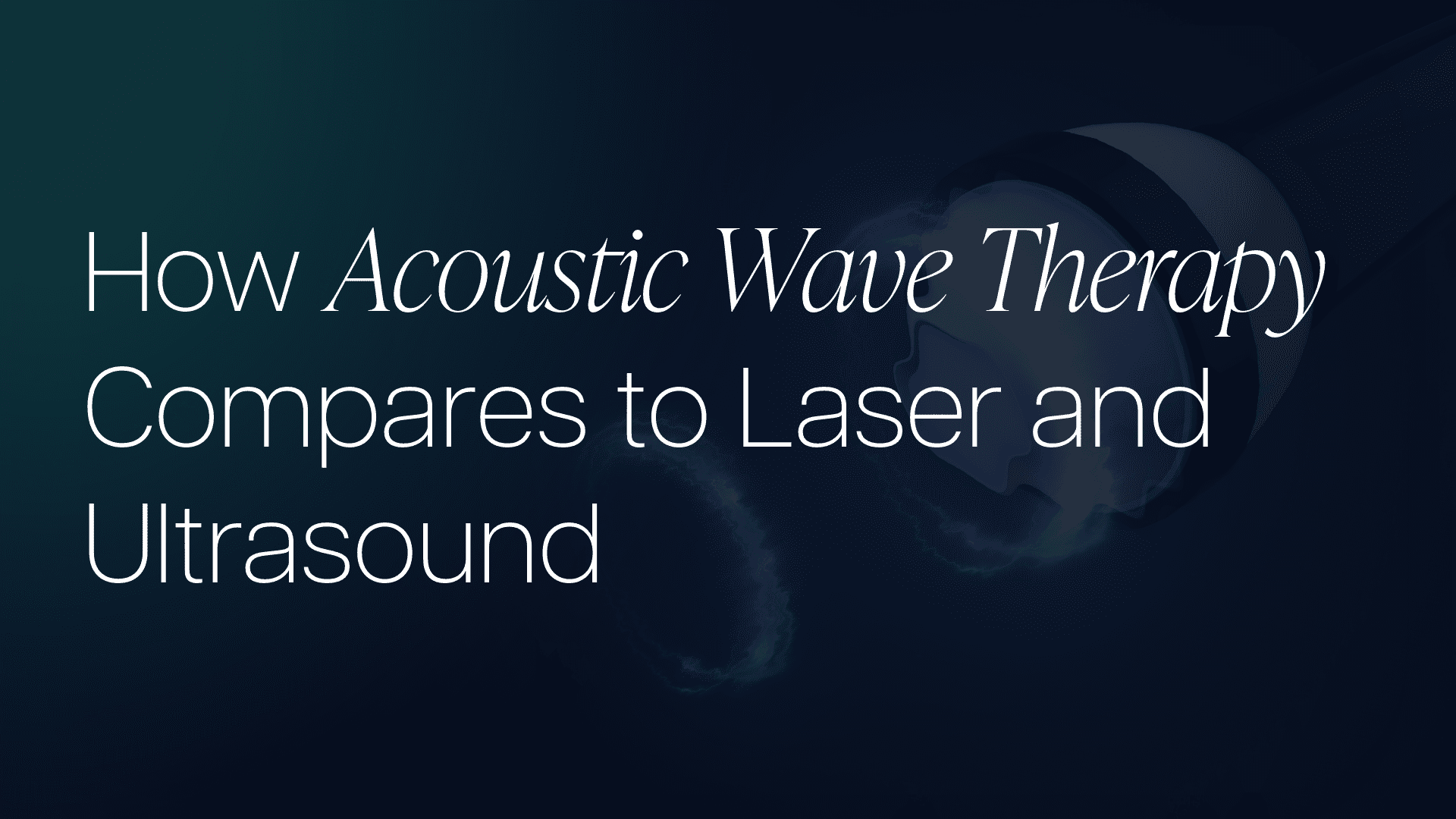 Non-Invasive Acoustic Wave Therapy Machine | StemWave